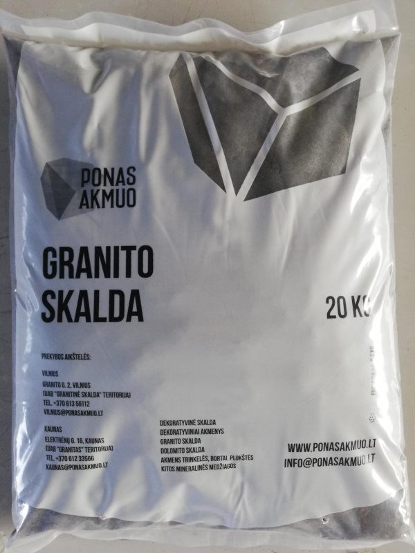 Granito atsijos fr. 0-2mm, rausvos – Ponas akmuo